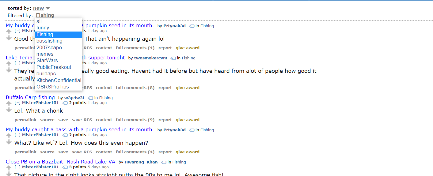 GitHub - ST4NSB/reddit-user-comment-subreddit-filter-extension: a ...
