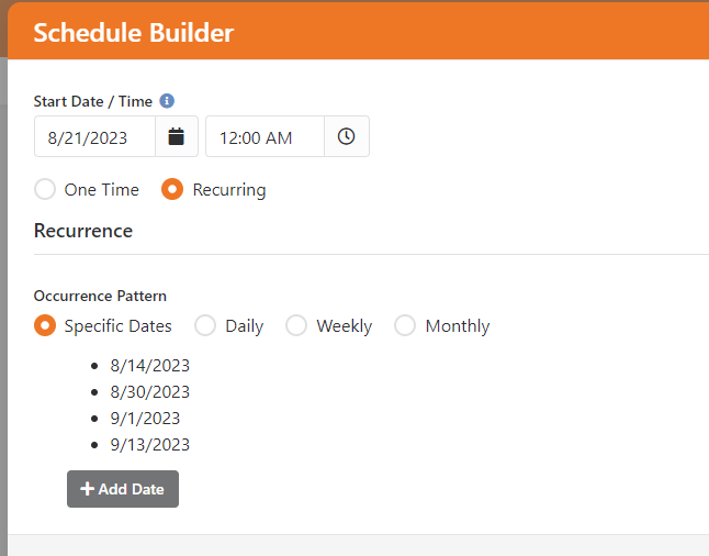 The Group Finder block does not display Custom Schedules properly · Issue #5559 ...