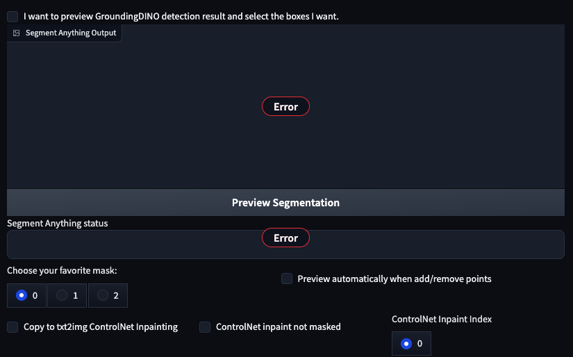 HELP ~ GroundingDINO dont work on my mac ~ I got 2 problems · Issue #168 · continue-revolution ...