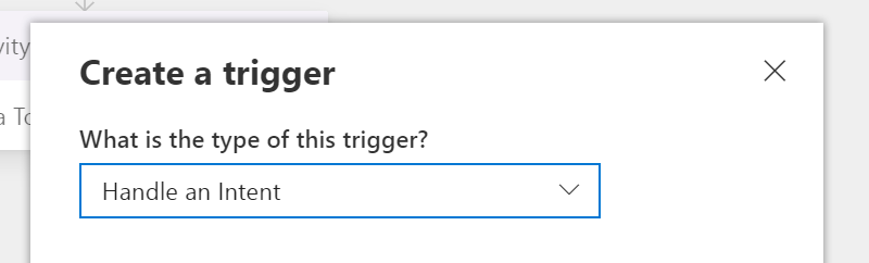 New Trigger Should Have Default Type · Issue 931 · Microsoft Botframework Composer · Github