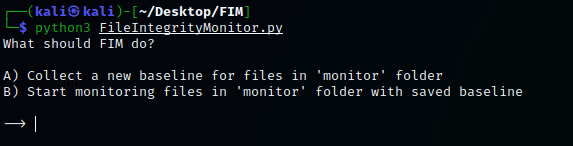 GitHub - BrunoCaseiro/File-Integrity-Monitor: File Integrity Monitor in Python which ...