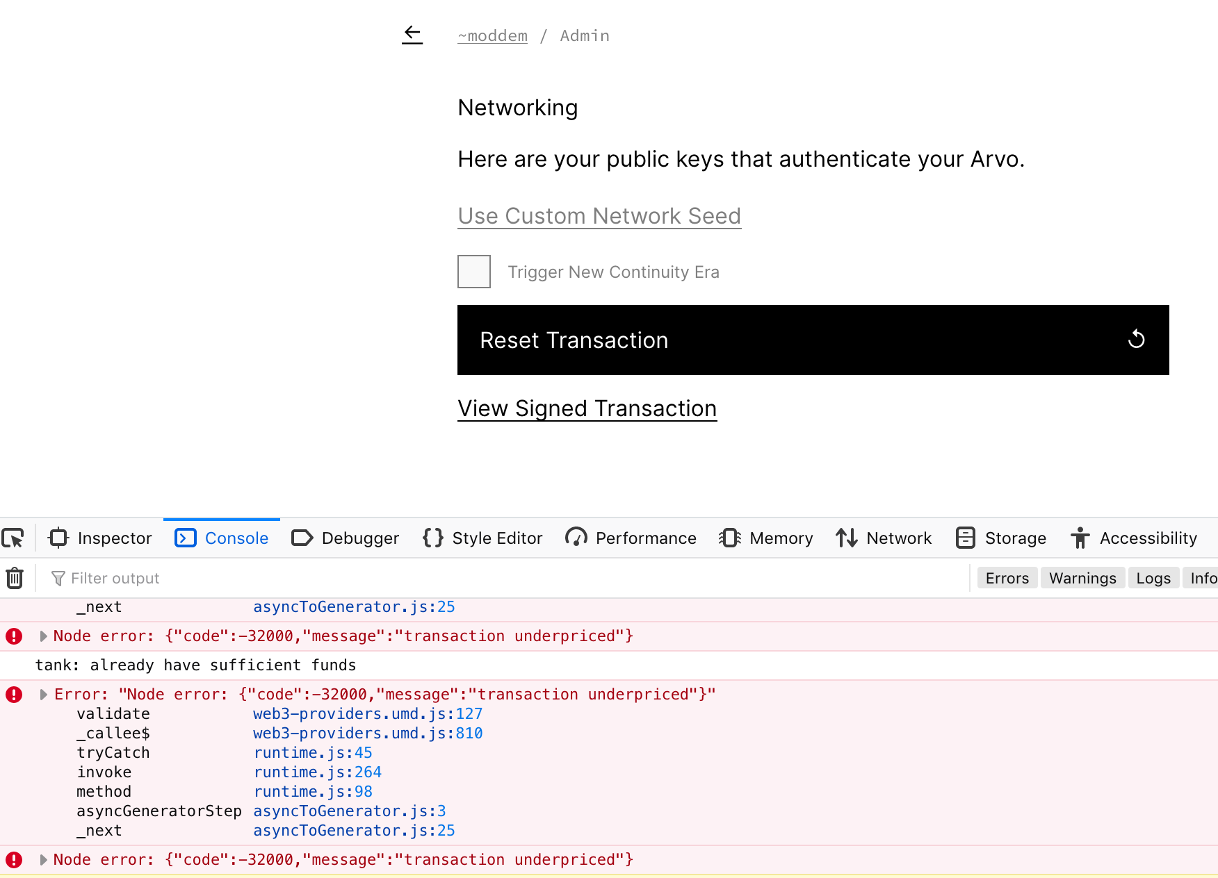 Not all transaction errors surfaced · Issue #227 · urbit/bridge · GitHub
