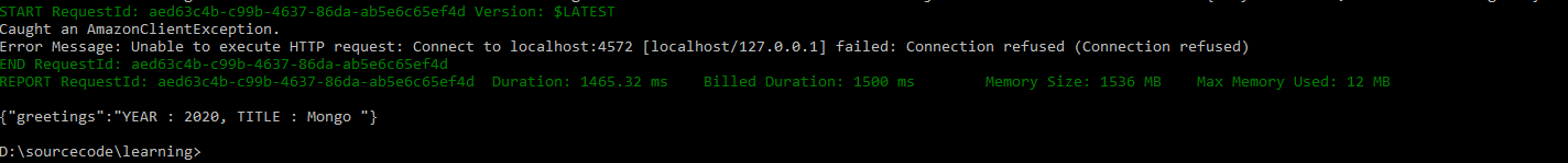 Getting Connection Refused When Trying To Interact With Localstack