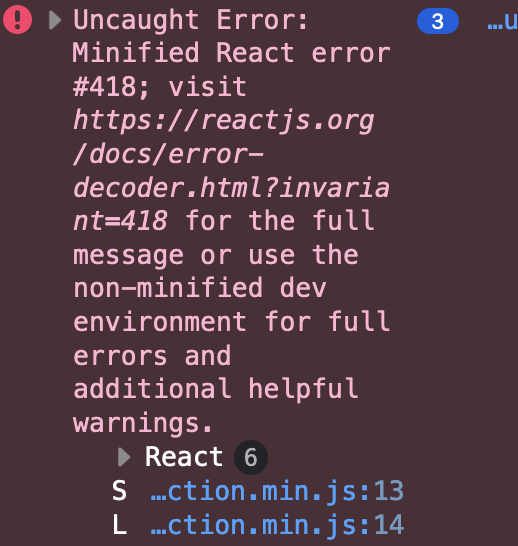 Calling `redirect()` on a page (server-side) causes hydration error in a browser. · Issue #47146 ...