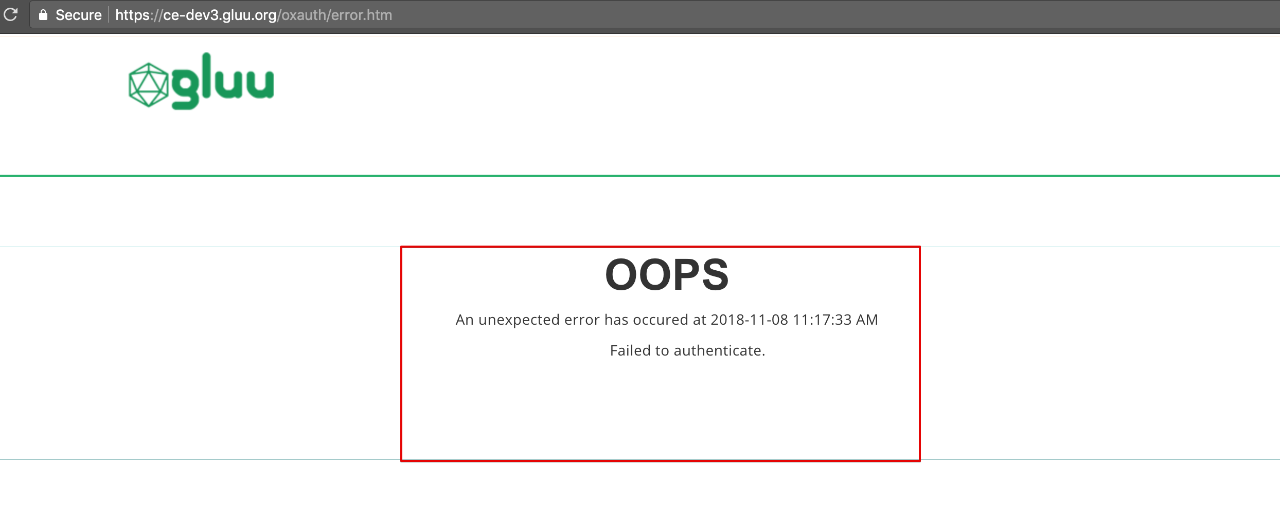 Improve error page for Super Gluu denied authentication · Issue #935 · GluuFederation/oxAuth ...
