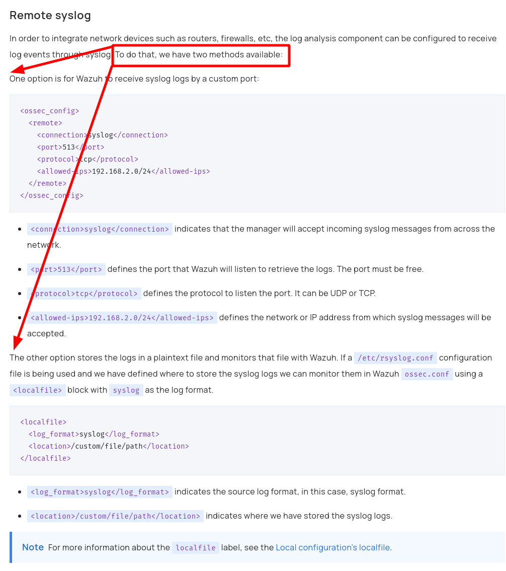 Remote Syslog Section Suggestions To Be Clearer · Issue 5583 · Wazuh Wazuh Documentation · Github