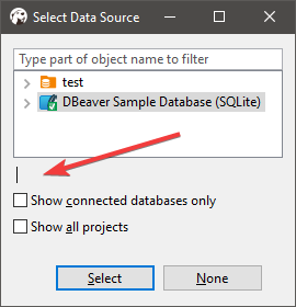 Select data source - Tab goes to line that can't be written in · Issue ...