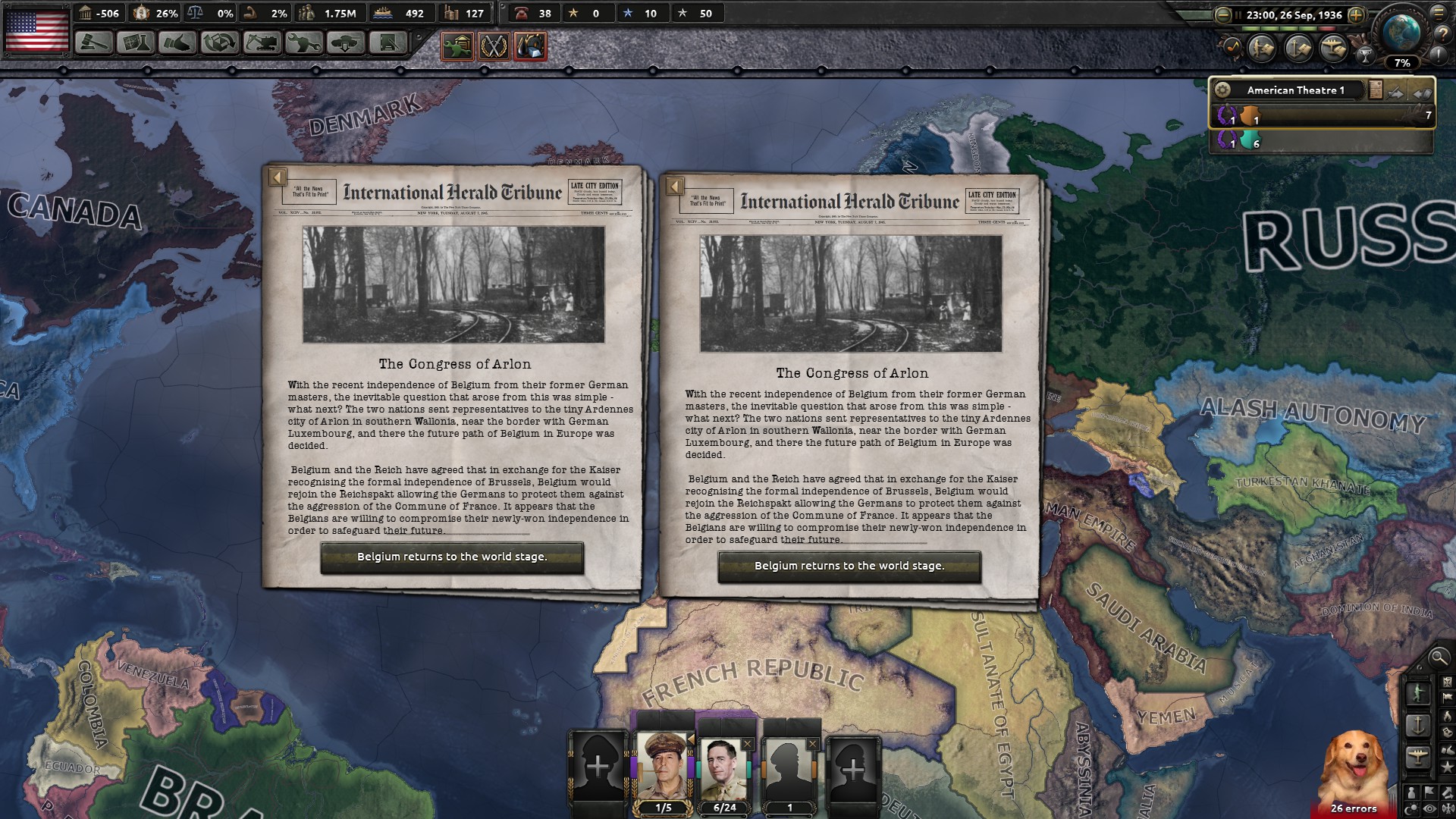 Congress of Arlon News Event firing twice · Issue #2035 · Kaiserreich/Kaiserreich-4-Bug-Reports ...
