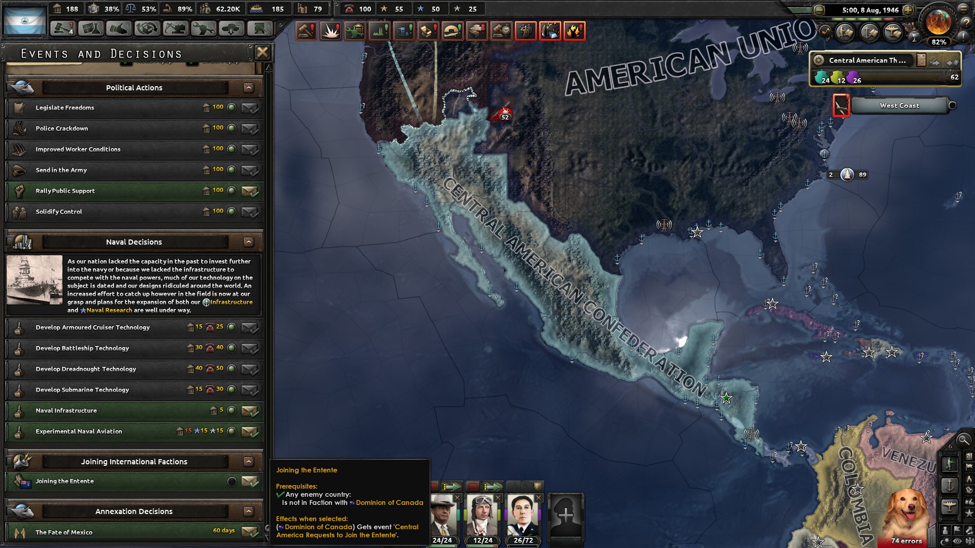 DEM CEN "Join Entente" Decision needs more checks · Issue #2748 · Kaiserreich/Kaiserreich-4-Bug ...