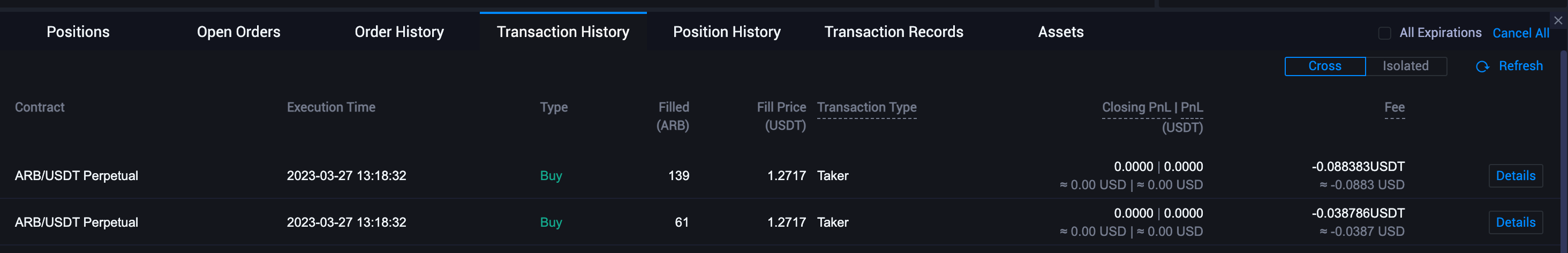 Huobi watch_my_trades() function always return 1 trades from the order ...