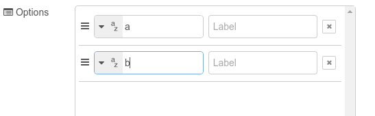 Dropdown Widget Requires Entry Of Both Value And Label · Issue 335 · Flowfusenode Red