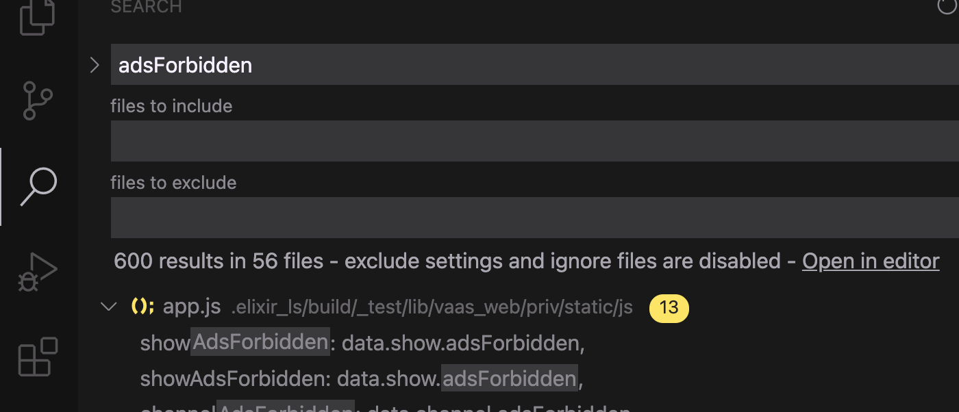 search.useIgnoreFiles seems to be ignored. · Issue #114262 · microsoft ...