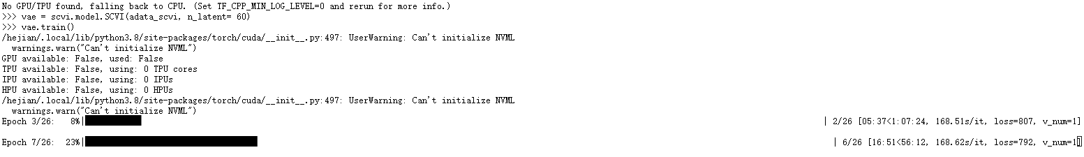 The Kernel crashed while executing training model · Issue #1783 · scverse/scvi-tools · GitHub