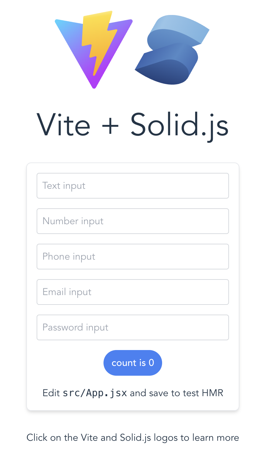 GitHub - vintlucky777/vite-solidjs: A slim template for Vite+Solid.js