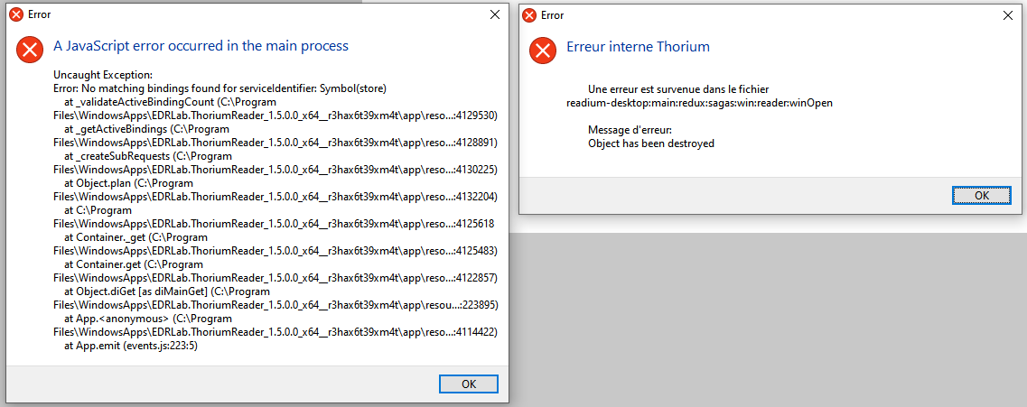 Trying to open (import) several EPUBs at once gives an error · Issue #1124 · edrlab/thorium ...