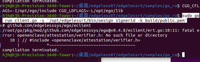 OE_PLATFORM_ERROR · Issue #111 · edgelesssys/edgelessrt · GitHub