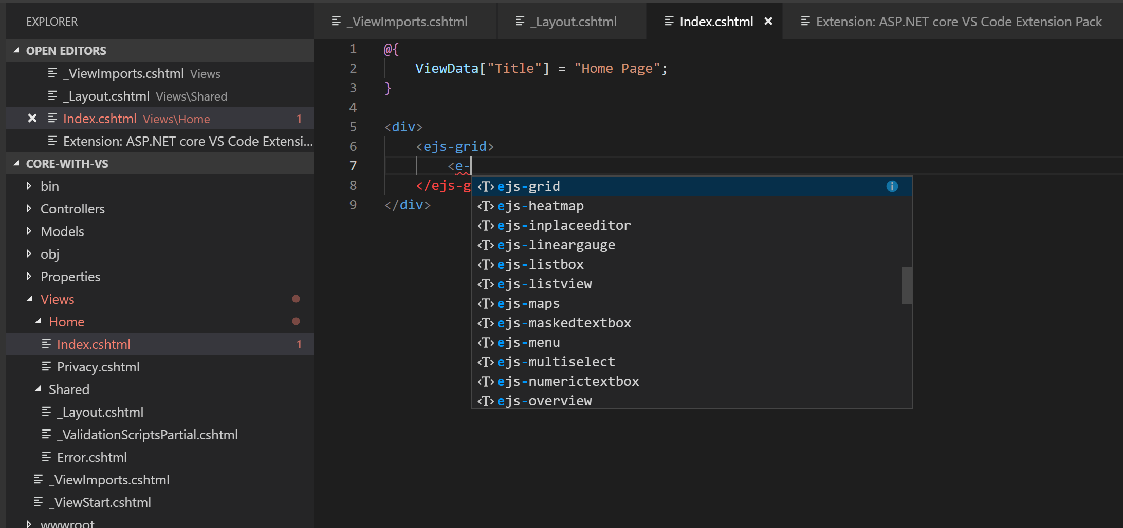 TagHelper completion behaves differently than VS when understanding child/parent TagHelpers ...