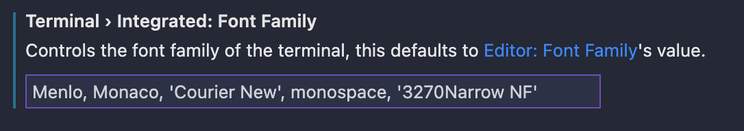 Use different font for non-ASCII text · Issue #134960 · microsoft/vscode · GitHub