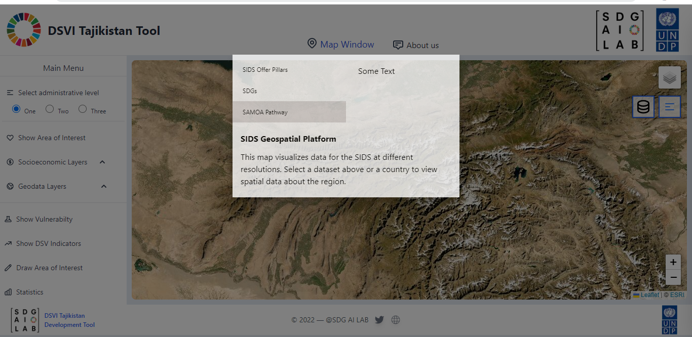 Data Button should trigger a info-box · Issue #53 · SDG-AI-Lab/DSVI_Tool_v3 · GitHub