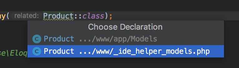 Custom Models: Multiple Implemenations · Issue #597 · barryvdh/laravel-ide-helper · GitHub