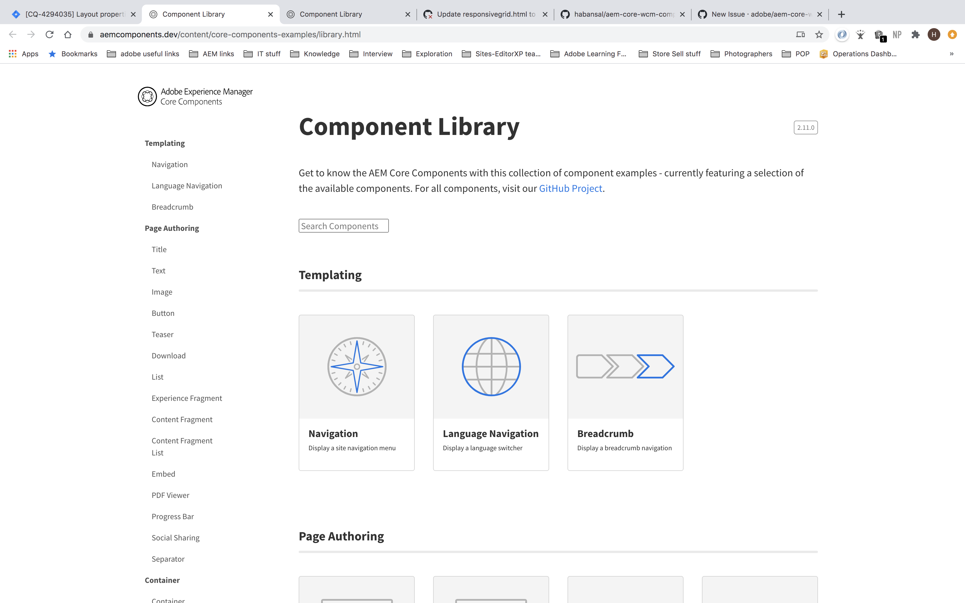 [Container] Children are no longer rendered on the page when layout is responsiveGrid · Issue ...