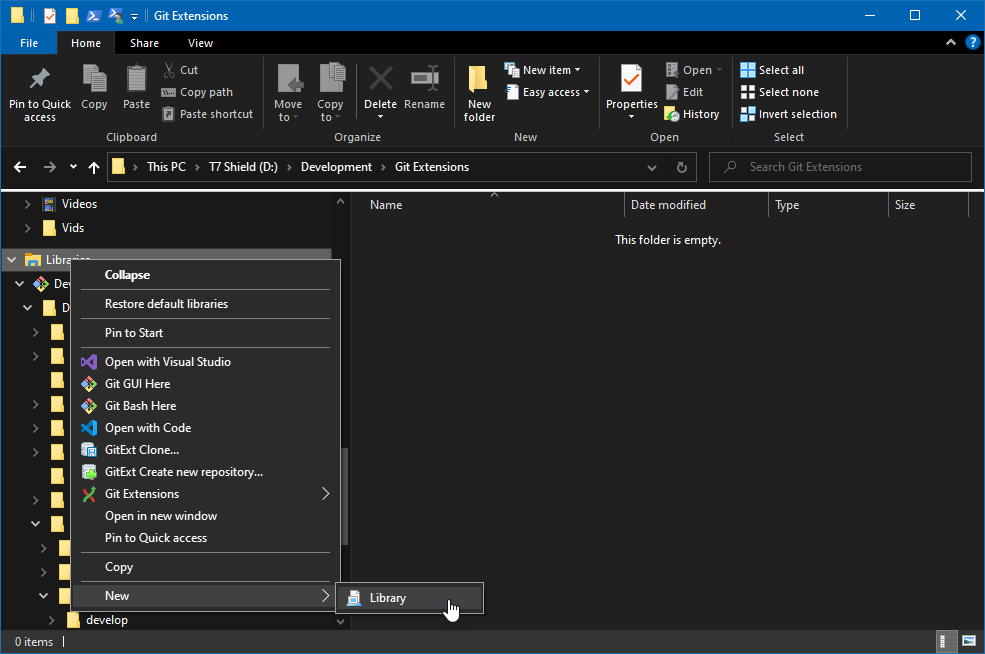 Context menu do not work on Windows 10 Library · Issue #10176 · gitextensions/gitextensions · GitHub