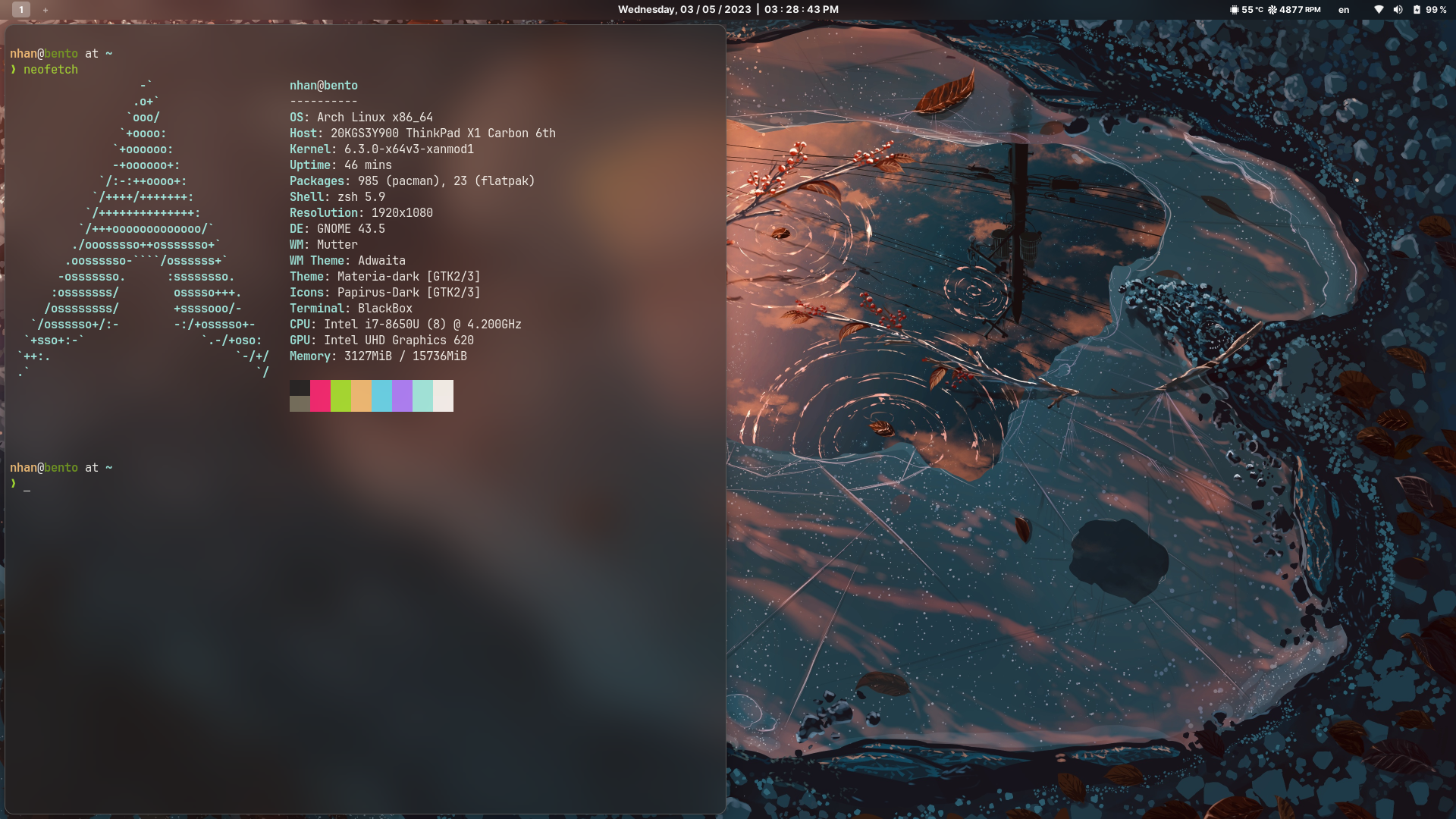 "Add Window" does not select the terminal. (Fedora 37) · Issue #424 · aunetx/blur-my-shell · GitHub