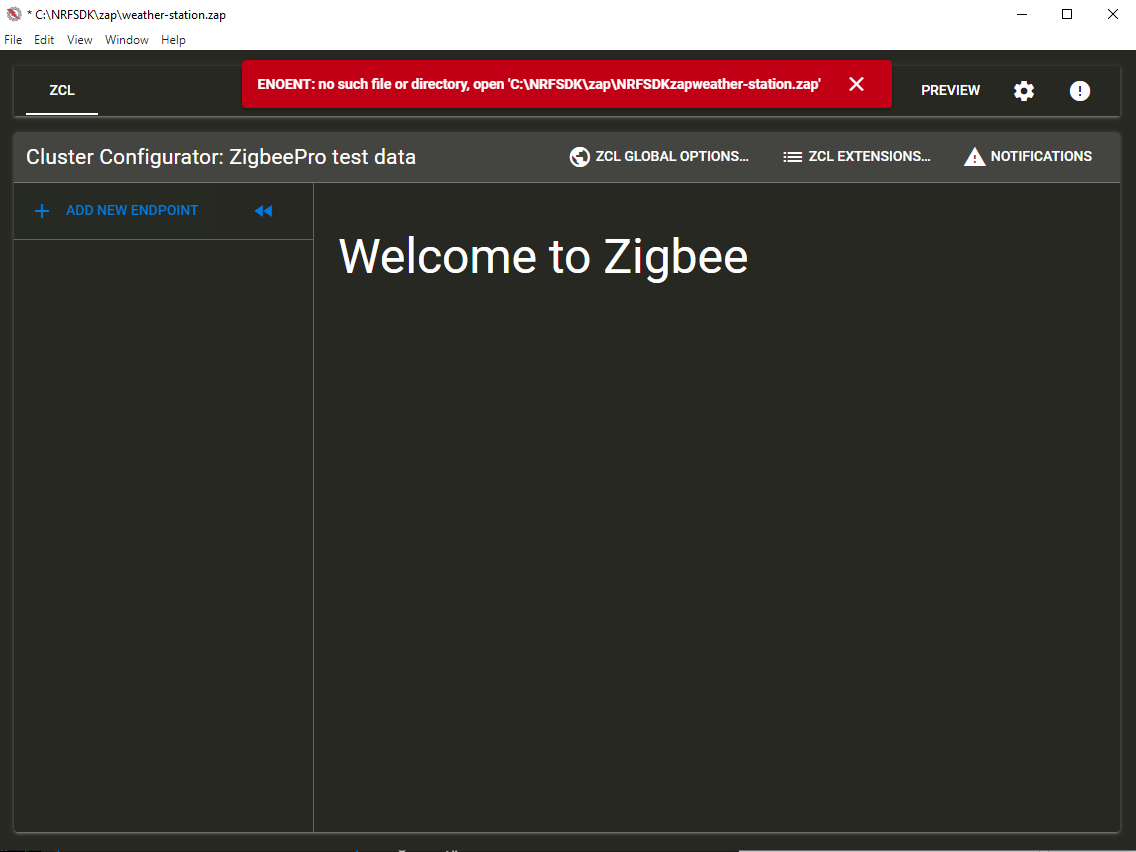 Load file error: path corrupt · Issue #1019 · project-chip/zap · GitHub