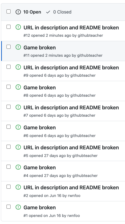 Github Games Bug · Issue 234 · Githubtrainingtraining Manual · Github 