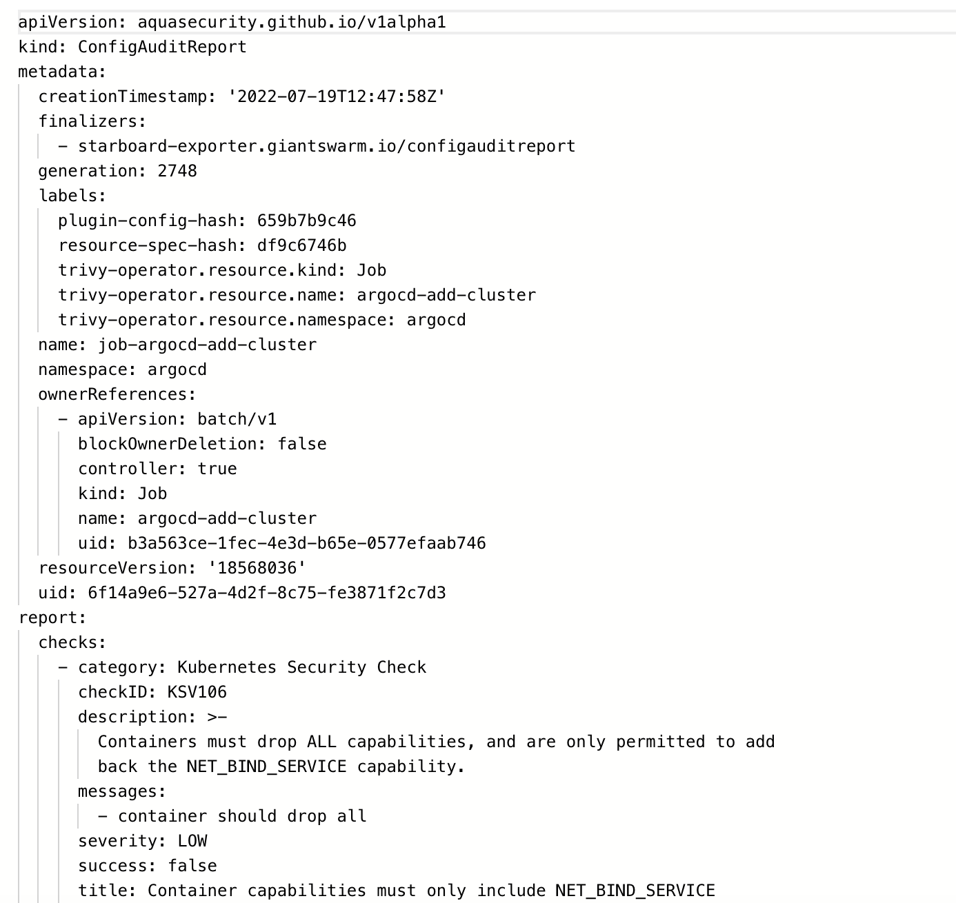 Configauditreport Get Recreated In High Frequency · Issue 361 · Aquasecurity Trivy Operator