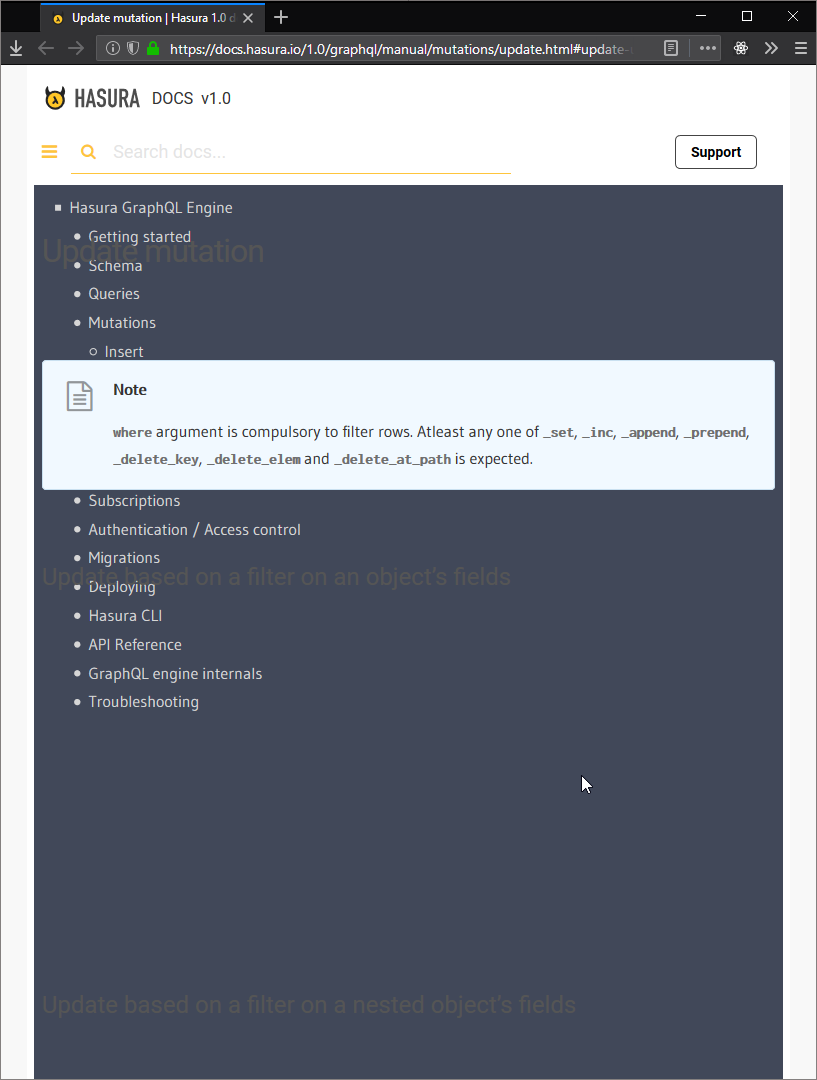 Css issue on mobile sized screens · Issue #77 · hasura/graphql-engine-docs · GitHub