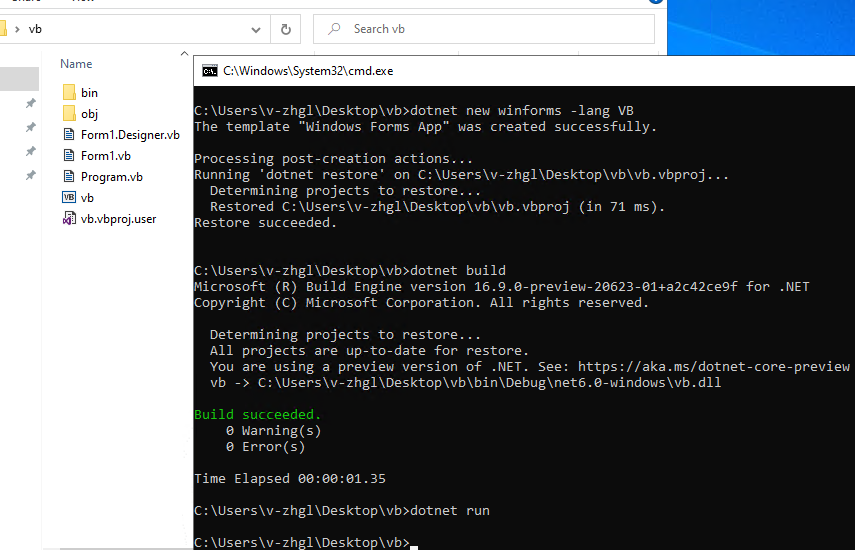 Failed To Create Net Core Vb Project By Using Cli · Issue 14712 · Dotnetsdk · Github