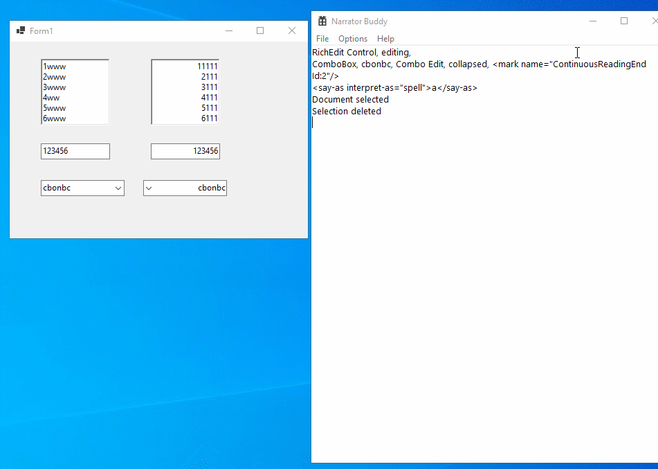 [Accessibility] Narrator rectangle can't focus on the entire context of RichTextBox control when ...