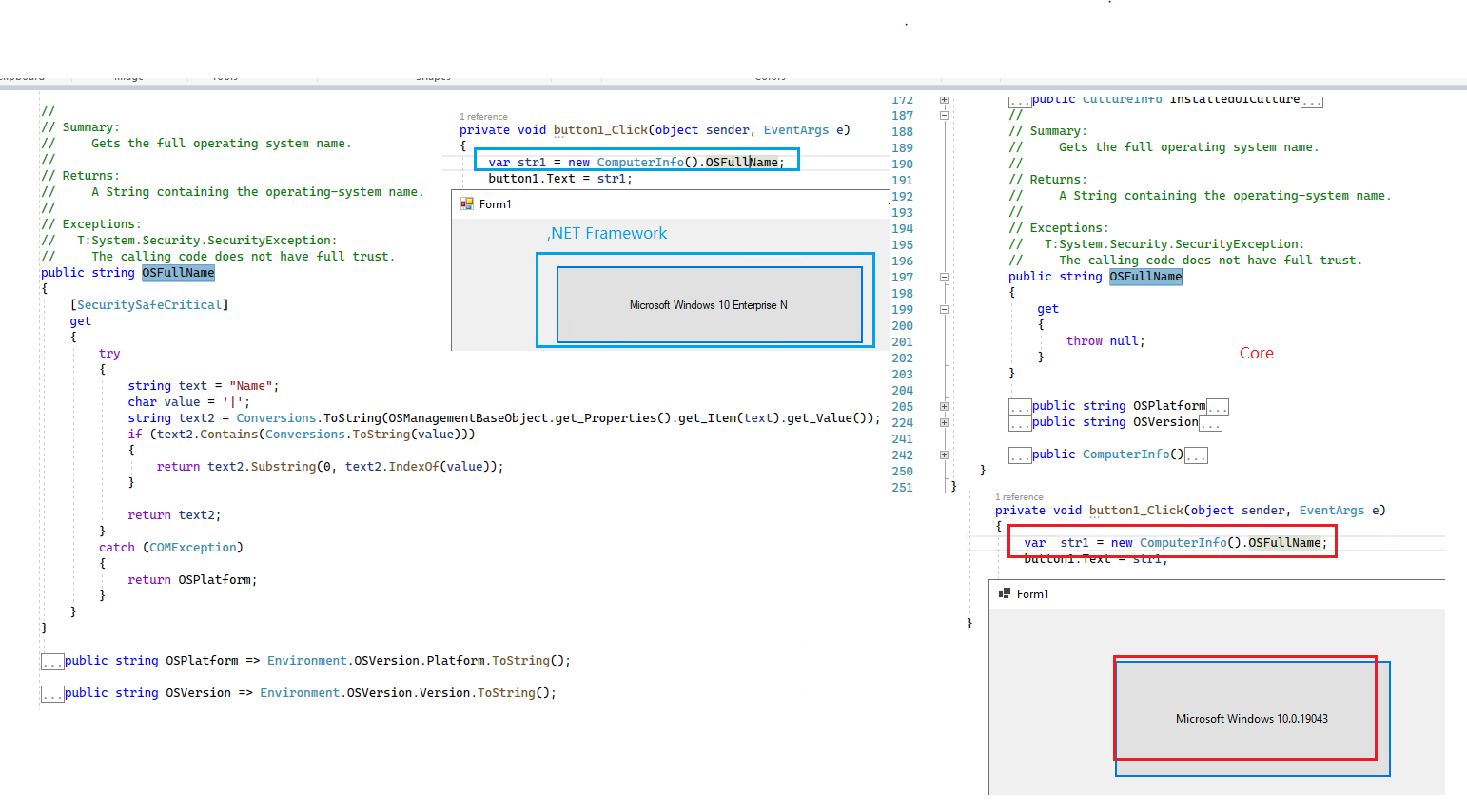 Document changes to ComputerInfo.OSFullName property · Issue #5384 · dotnet/winforms · GitHub
