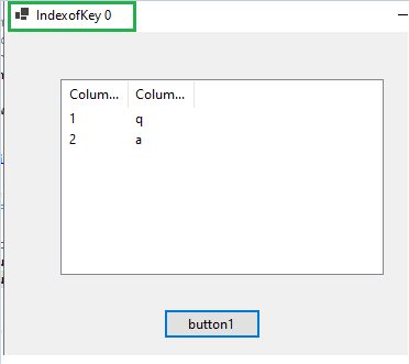 `ListView.IndexOfKey()` returns incorrect value · Issue #2867 · dotnet/winforms · GitHub