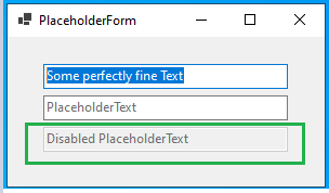 TextBox.PlaceholderText uses BackColor even when TextBox.Enabled = false · Issue #3642 · dotnet ...