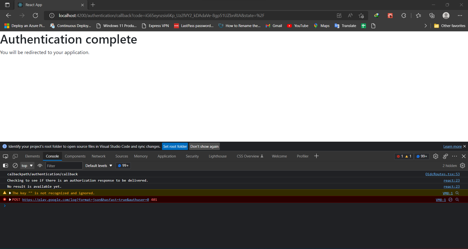 authentication/callback not redirecting to the home page · Issue #793 · AxaFrance/oidc-client ...