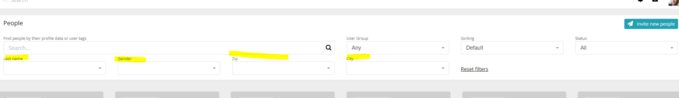 User Profile Field Sort Order For People Directory Filters · Issue