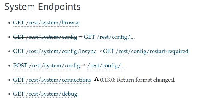 Show deprecation in the index. · Issue #678 · syncthing/docs · GitHub