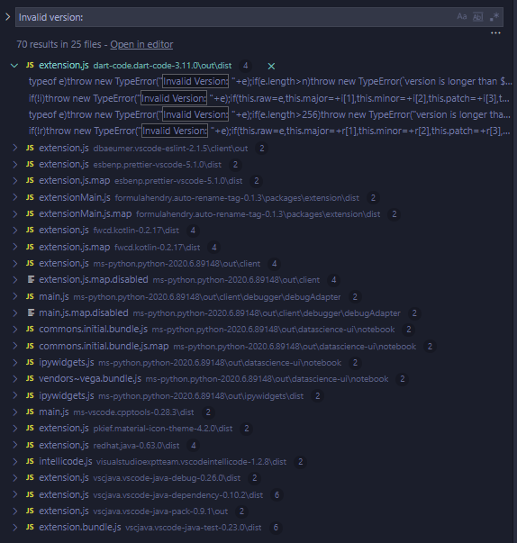 [flutter] Invalid Version Error While Trying To Debug In Vs Code · Issue 2576 · Dart Code Dart