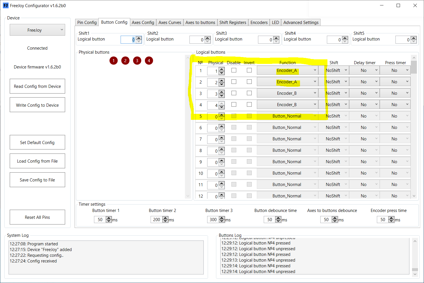 Multiple Encoder Connection · Issue #37 · FreeJoy-Team/FreeJoy · GitHub
