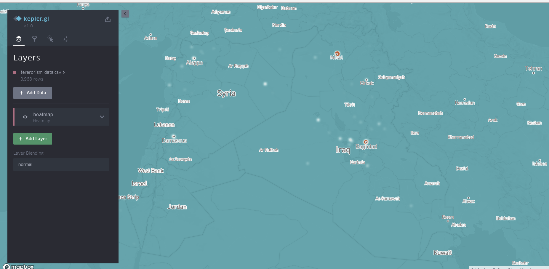 heatmap loaded from config makes globe blue in local instance · Issue ...