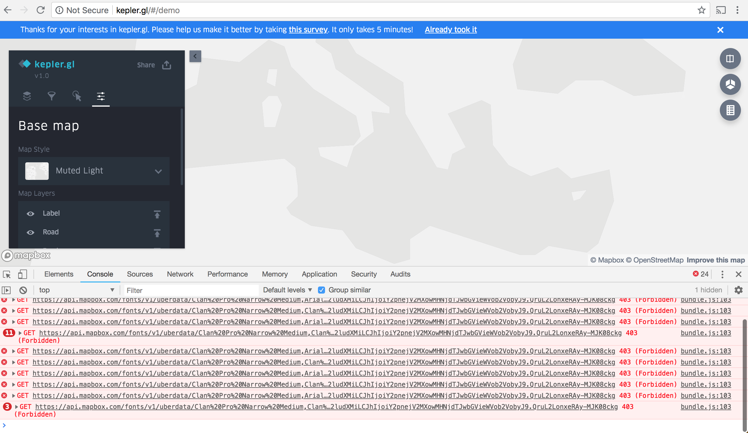 403 Forbidden for Base Map · Issue #229 · keplergl/kepler.gl · GitHub