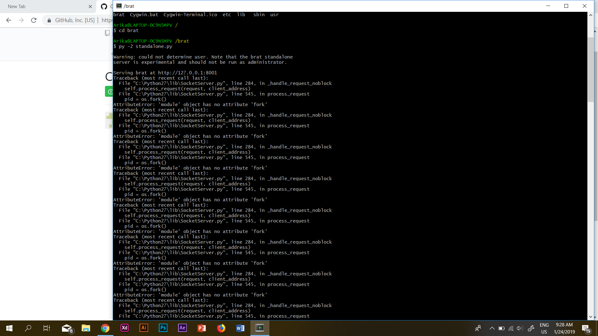Cannot run Brat on Windows · Issue #1306 · nlplab/brat · GitHub