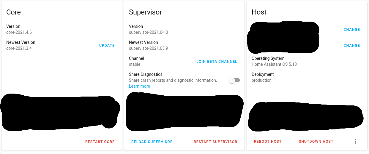 The supervisor dashboard suggest downgrading Home Assistant Core · Issue #49589 · home-assistant ...