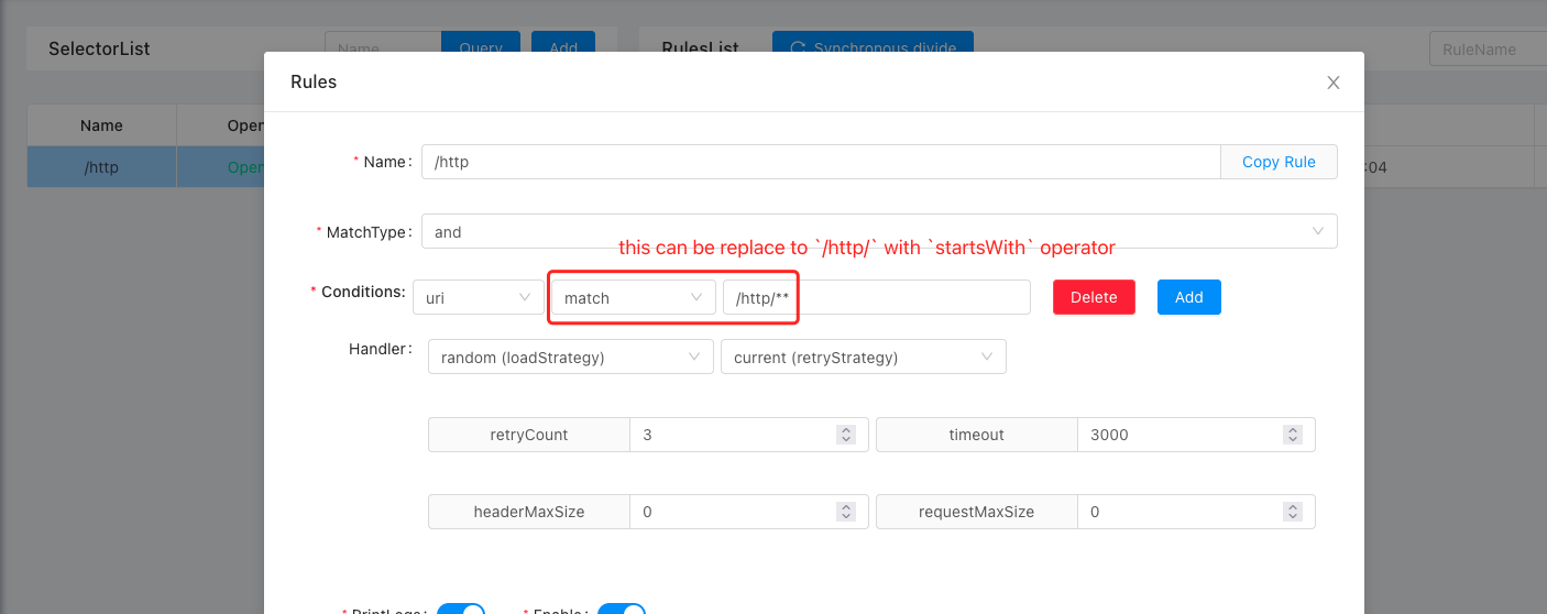 [Task] use `startsWith` operator as default when `isFull` is true · Issue #3690 · apache/shenyu ...