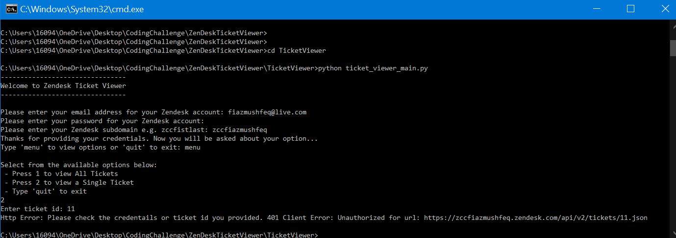 GitHub - FiazMushfeq/TicketViewer