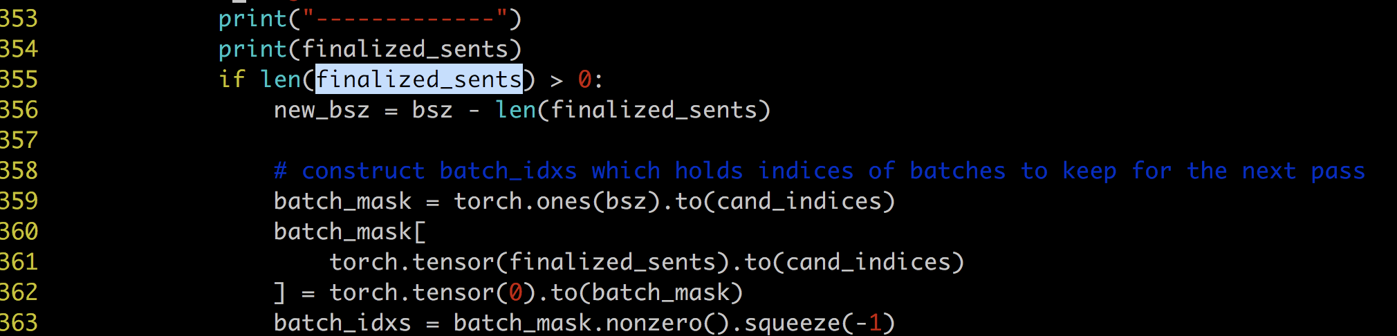 Inference => RuntimeError: index out of range: Tried to access index 300 out of table with 299 ...