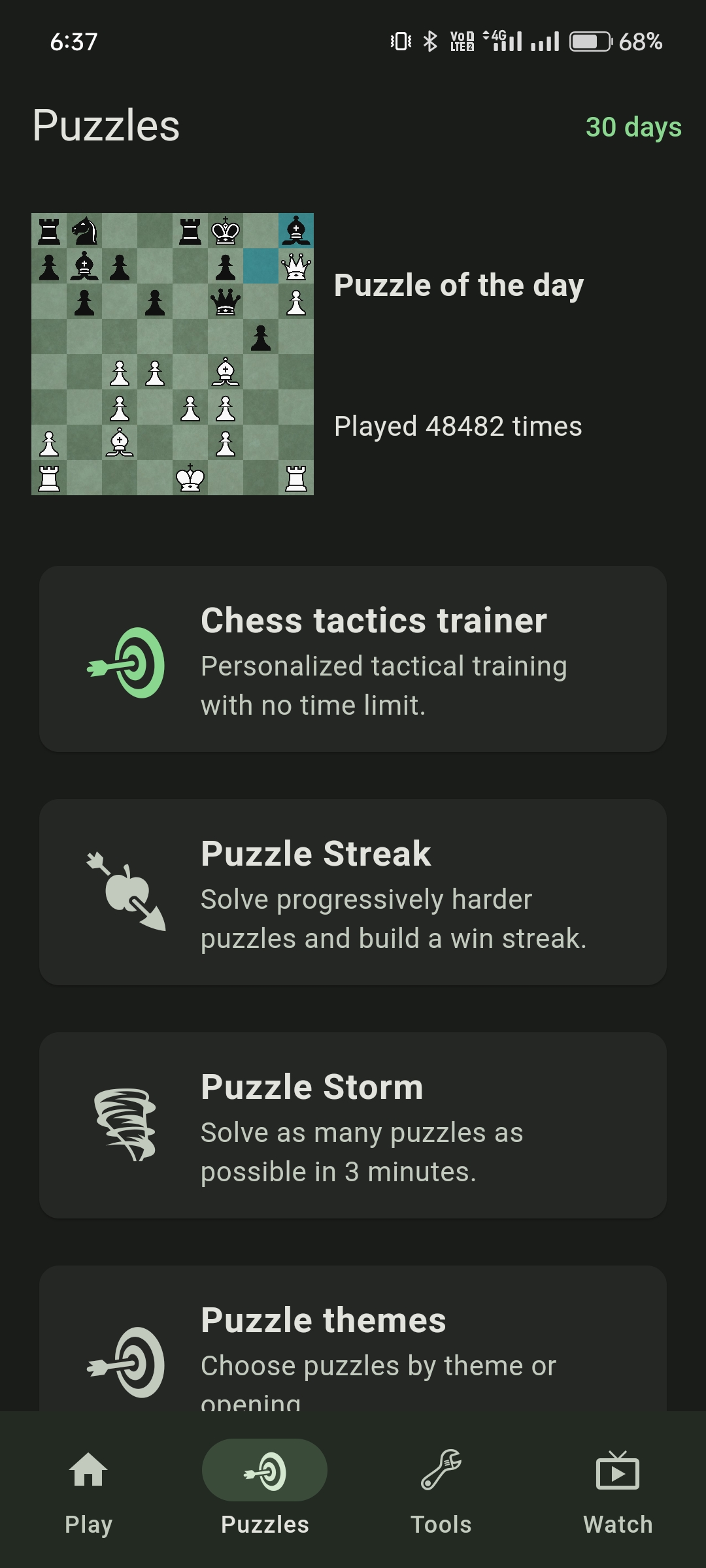 Puzzle Dashboard UX issue · Issue #372 · lichess-org/mobile · GitHub