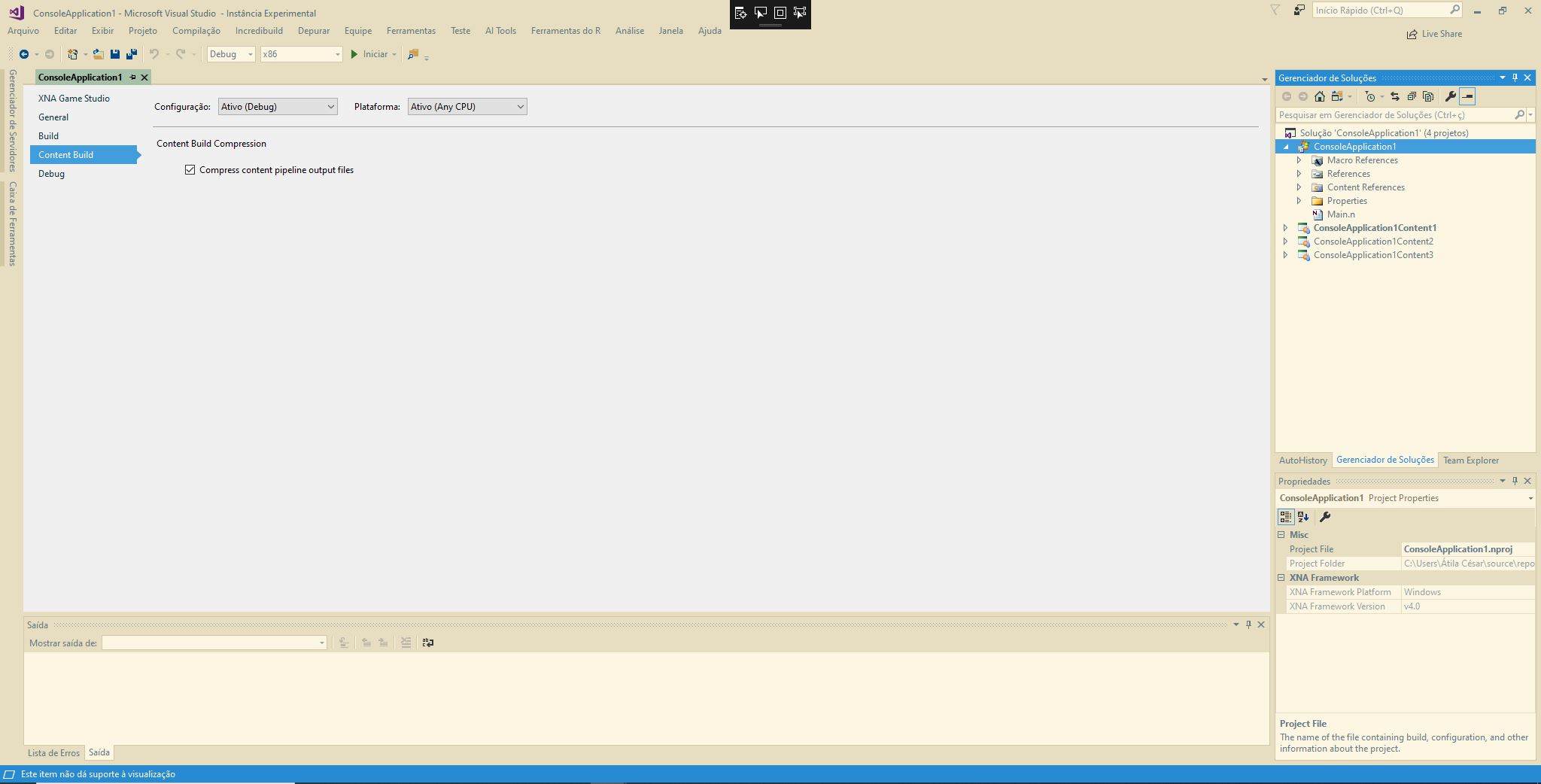XSharp Visual Studio does not allow adding a property page, per project type guid, which depends ...